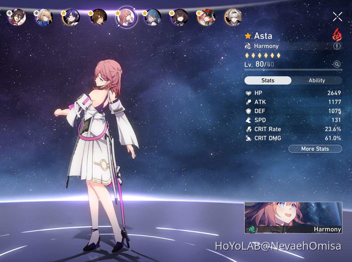 Asta support build Honkai: Star Rail | HoYoLAB