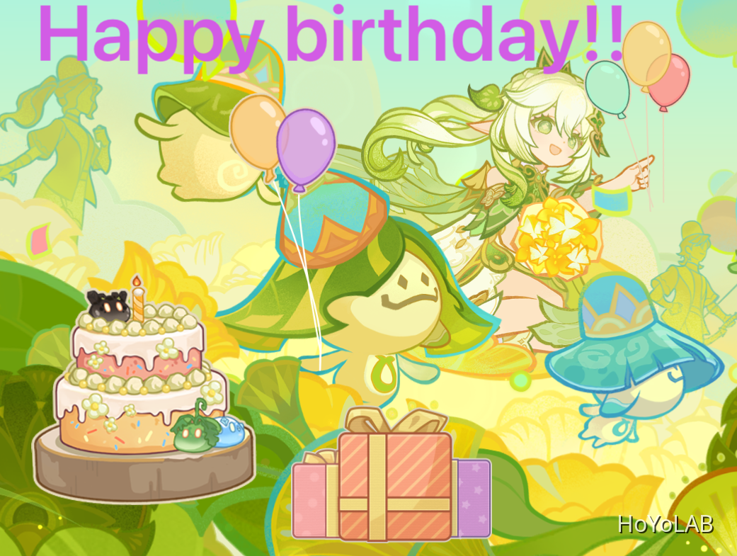 Happy birthday!! Genshin Impact | HoYoLAB