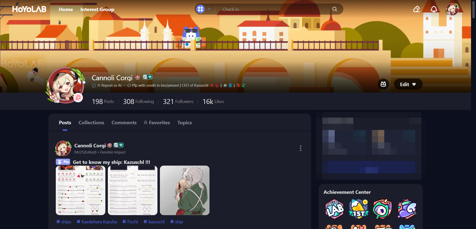 New profile look~? | HoYoLAB