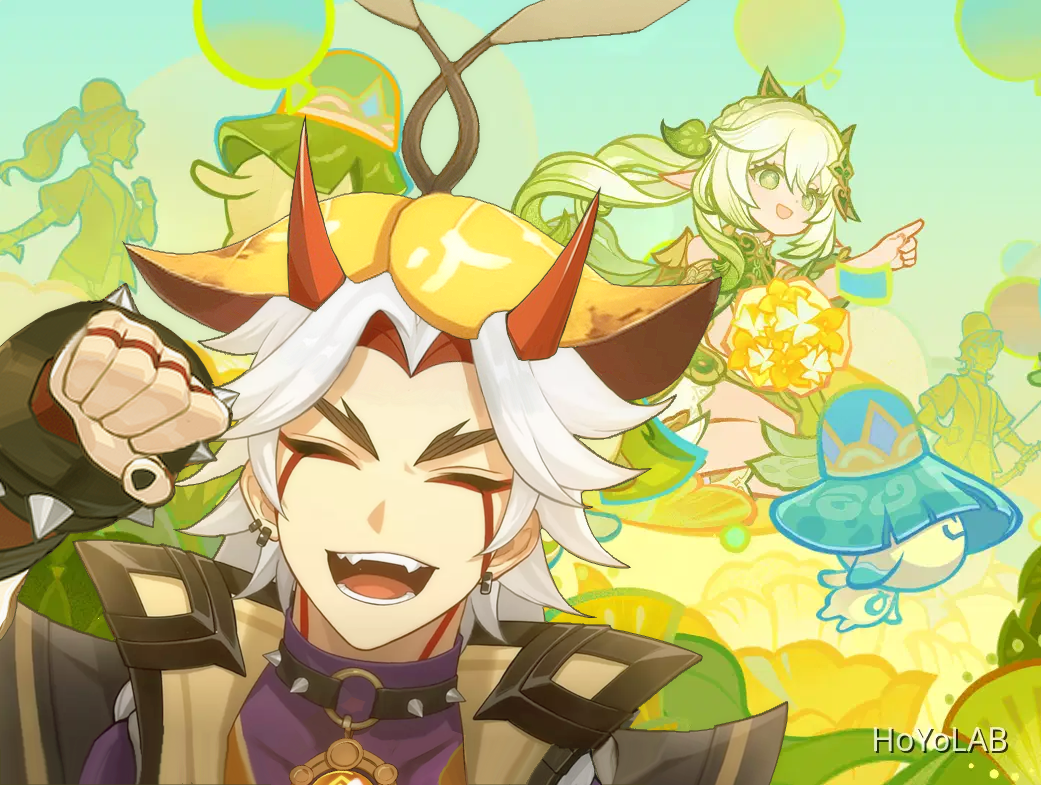 Itto wishes a happy birthday to our favorite lettuce! Genshin Impact ...