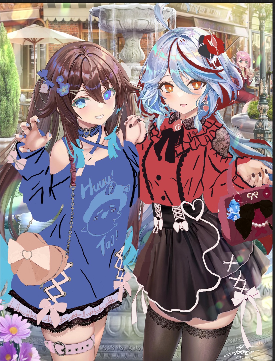 Furina and Hu Tao color swap Genshin Impact | HoYoLAB