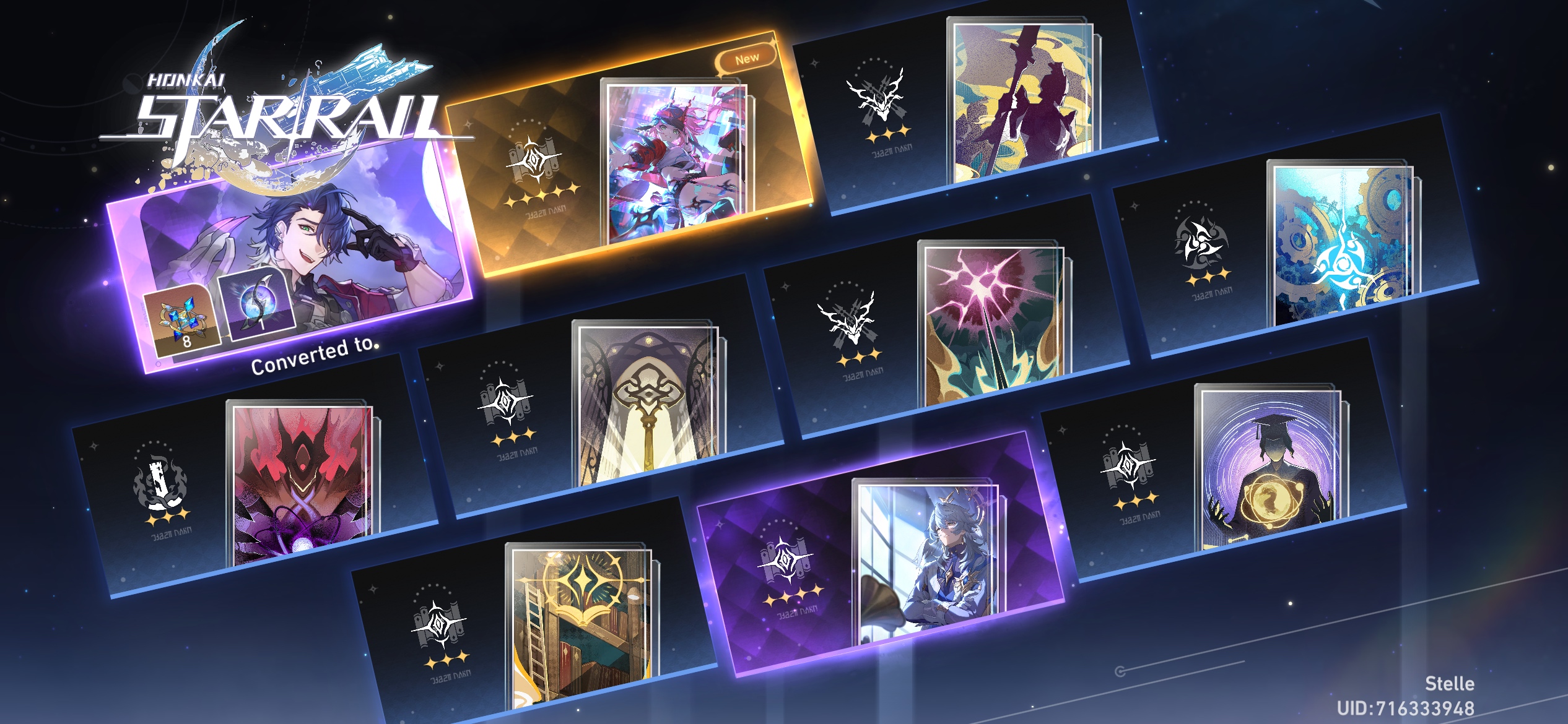 Rappa lc finally pulled after using so many jades Omg Honkai: Star Rail ...