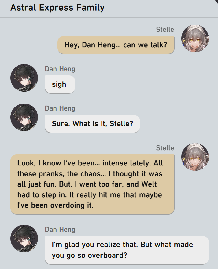 Stelle's Recovery (One Shot) Honkai: Star Rail | HoYoLAB