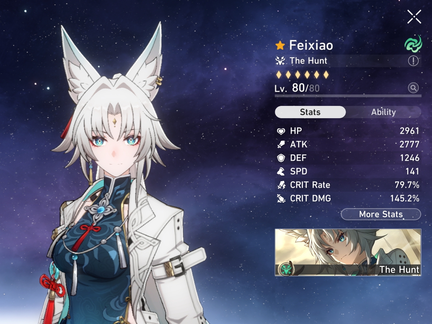 Need some opinion on my Feixiao build ฅ⁠^⁠•⁠ﻌ⁠•⁠^⁠ฅ Honkai: Star Rail ...