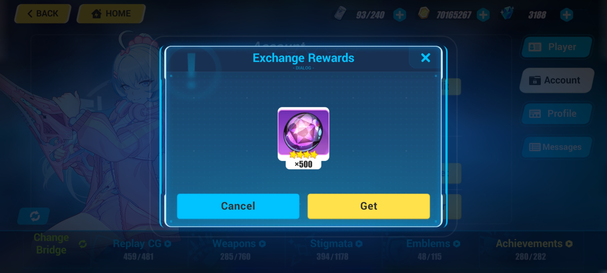 Two new codes (exchange rewards): 8AV7CPH0SA and COETTFFR36 Honkai Impact 3rd | HoYoLAB