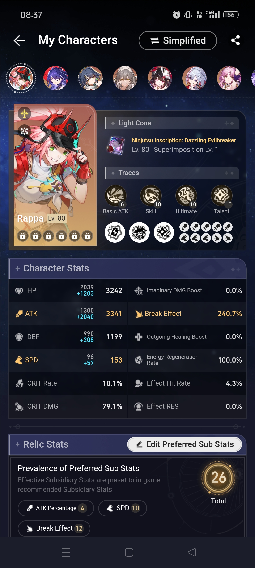 Is my rappa build good yet? Honkai: Star Rail | HoYoLAB
