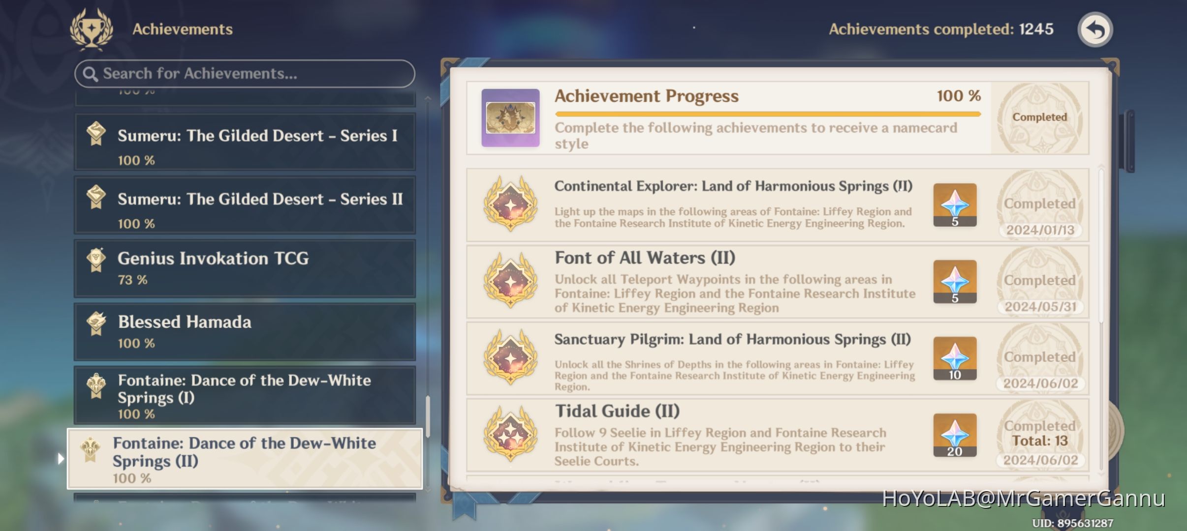 Fontaine: Dance of the Dew-White Springs (II) Genshin Impact | HoYoLAB