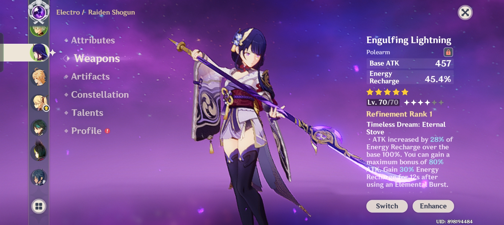 finnally I Get Raiden Shogun and his weapon in 180+ pull Genshin Impact ...