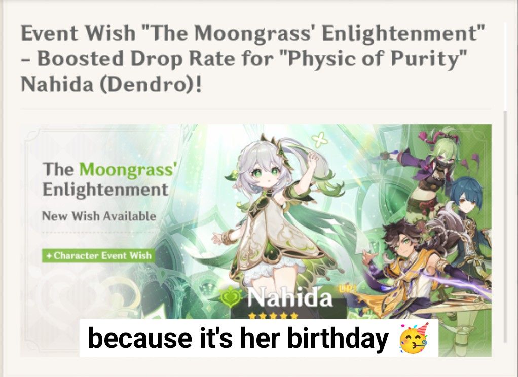 The real reason behind Nahida & Hu Tao banner Genshin Impact | HoYoLAB