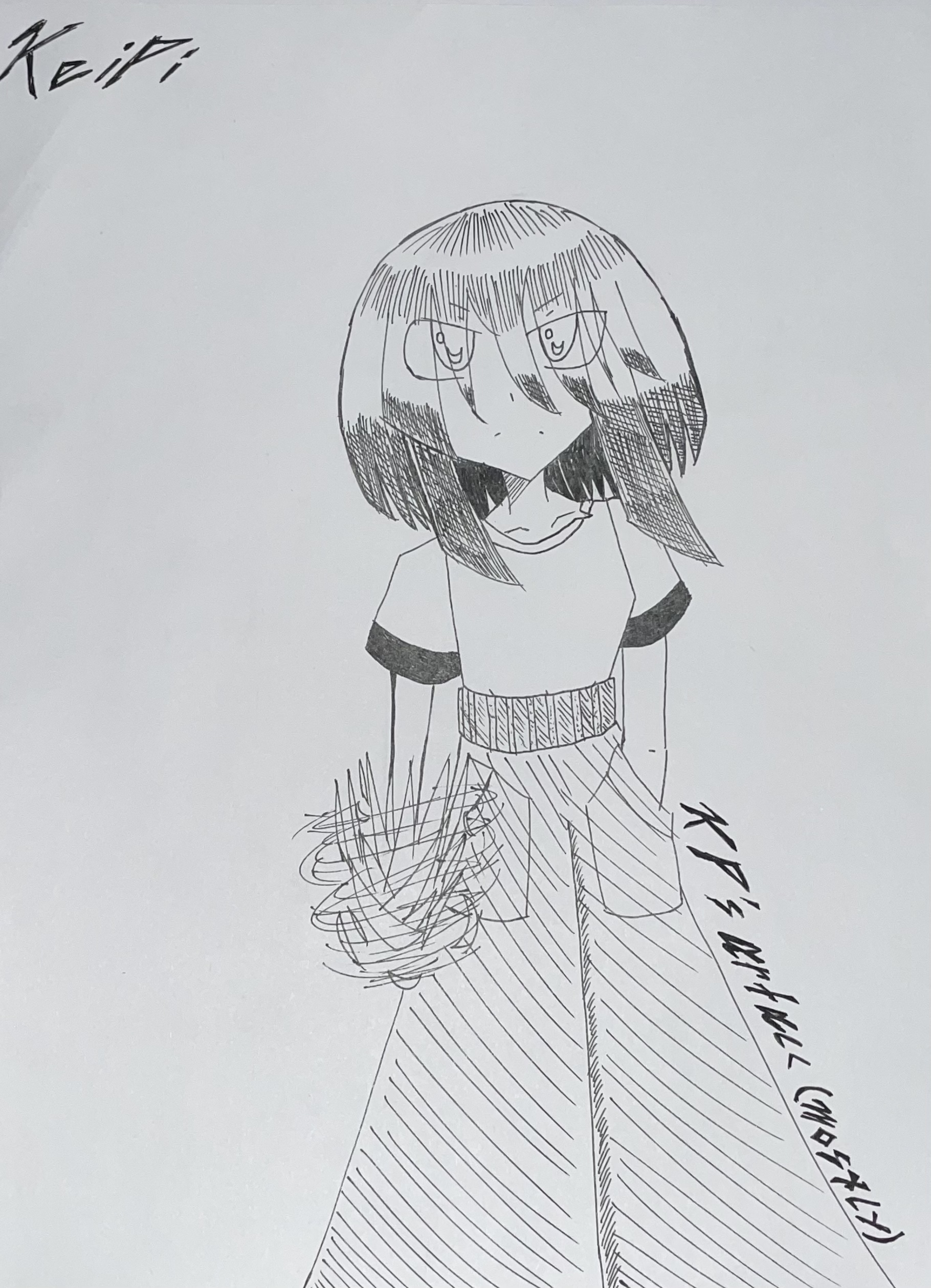 A random drawing of an oc I made recently | HoYoLAB