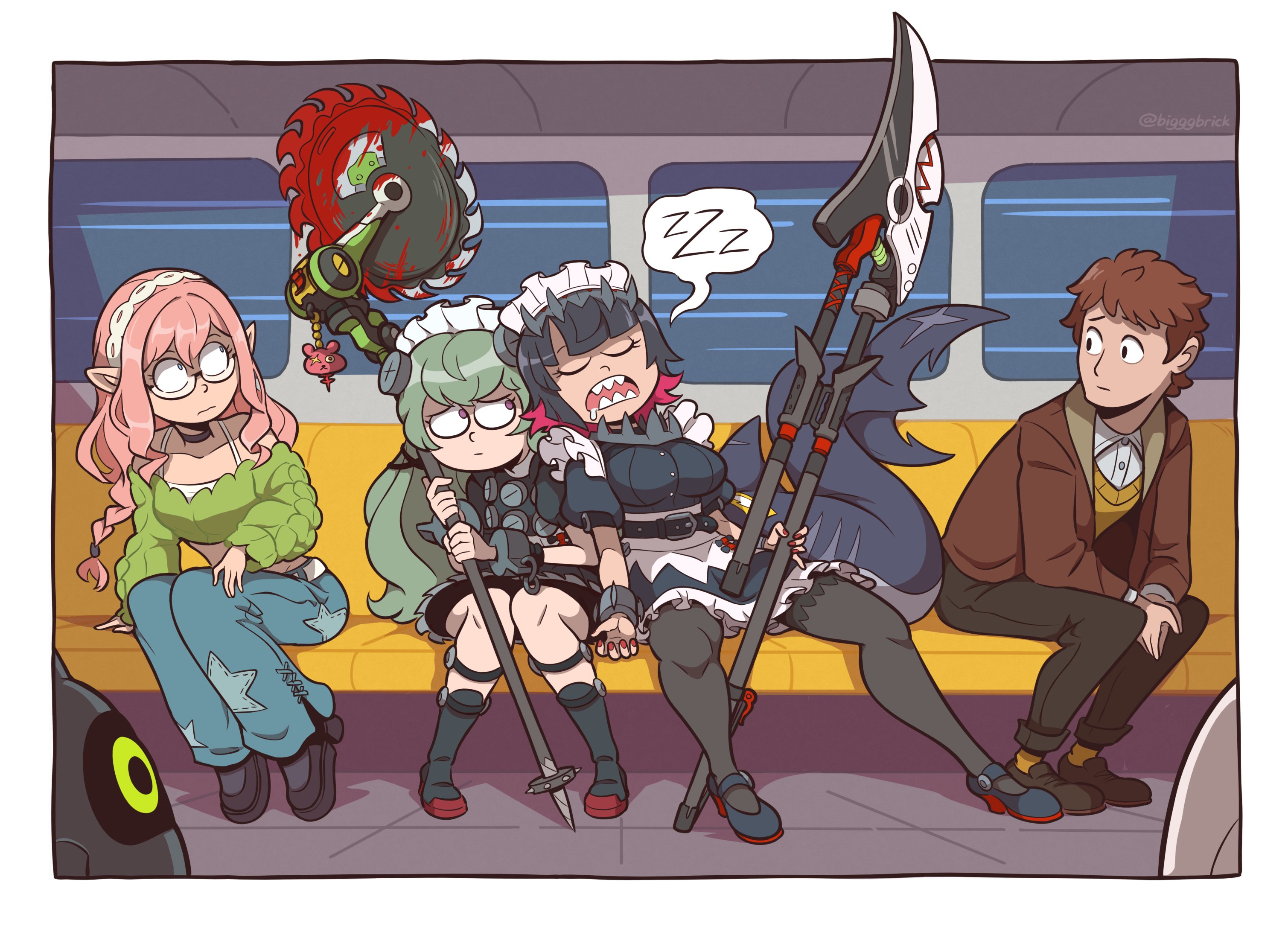 Sleepy Shark and Scared lil Maid Zenless Zone Zero | HoYoLAB