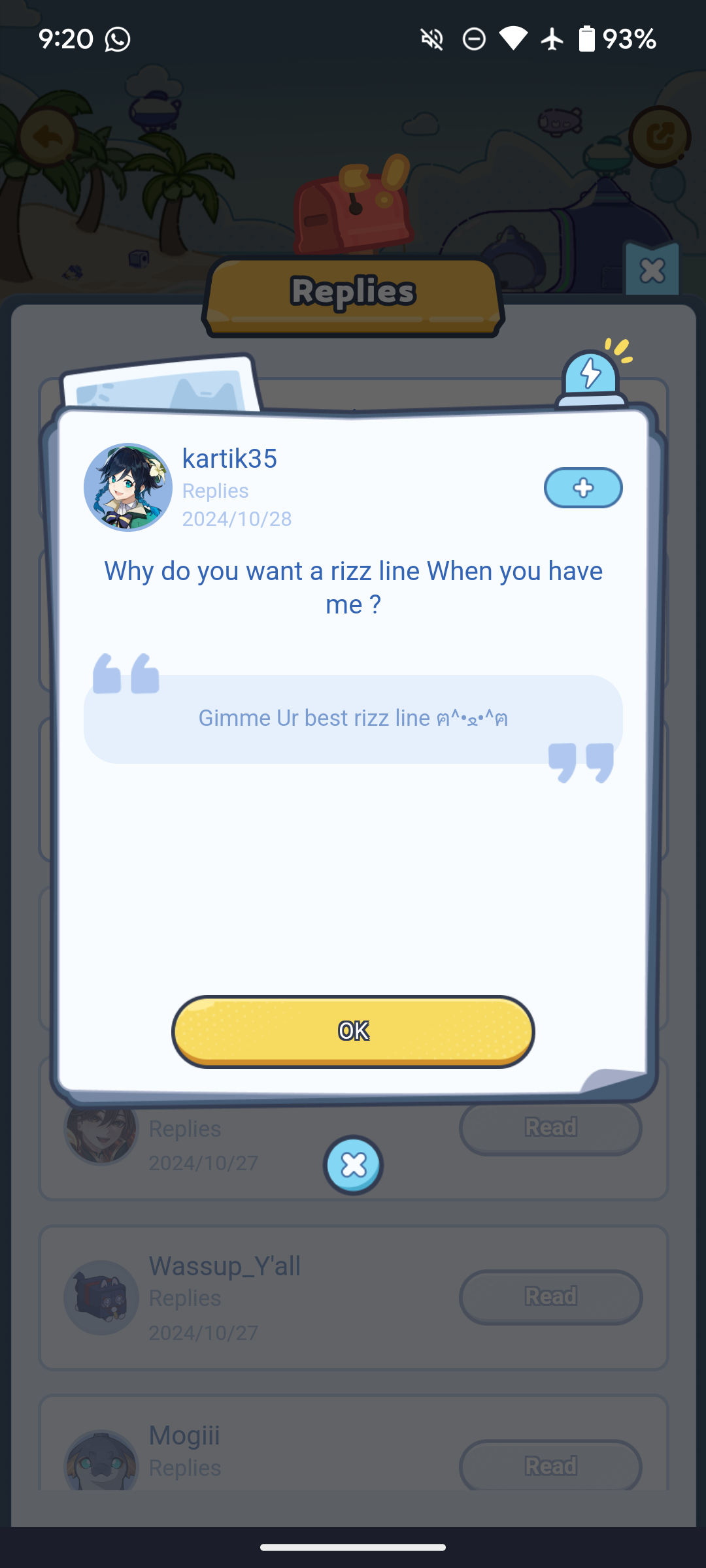 Asking people for rizz lines Genshin Impact | HoYoLAB