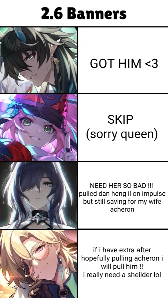 HSR 2.6 pulling plans Honkai: Star Rail | HoYoLAB