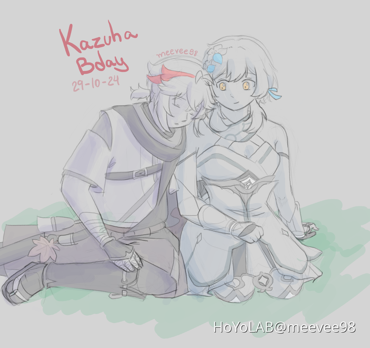 Kazulumi for Kazuha's bday Genshin Impact | HoYoLAB