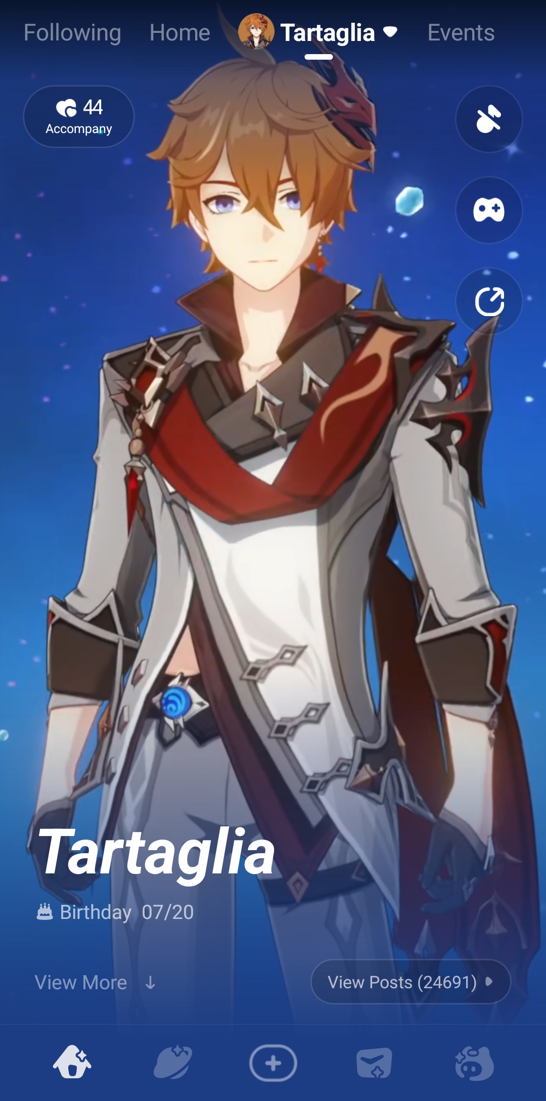 Childe character showcase Genshin Impact | HoYoLAB