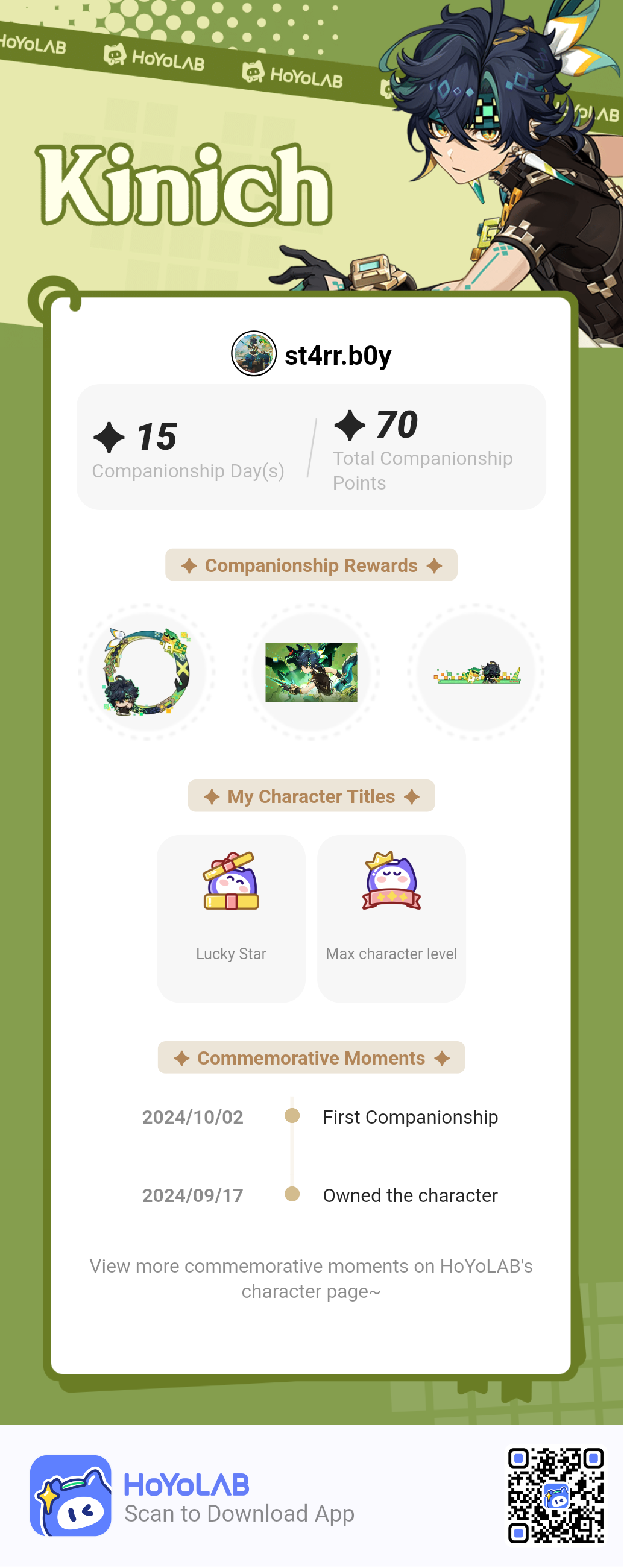 Companionship progress Genshin Impact | HoYoLAB