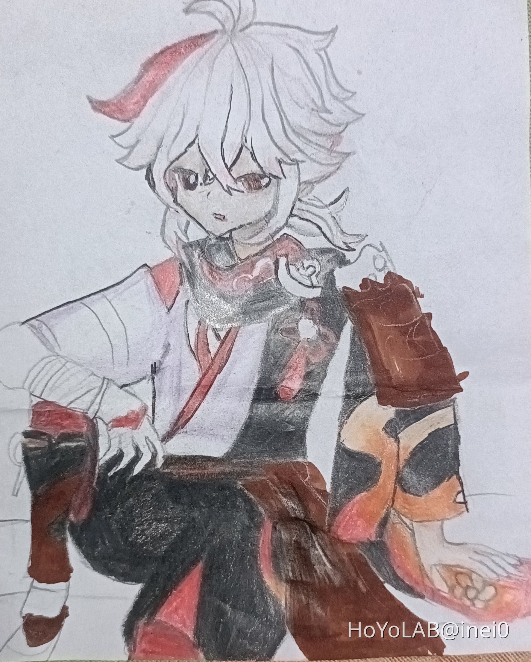 crusty ahh kazuha art for his birthday 😭😭😭 Genshin Impact | HoYoLAB