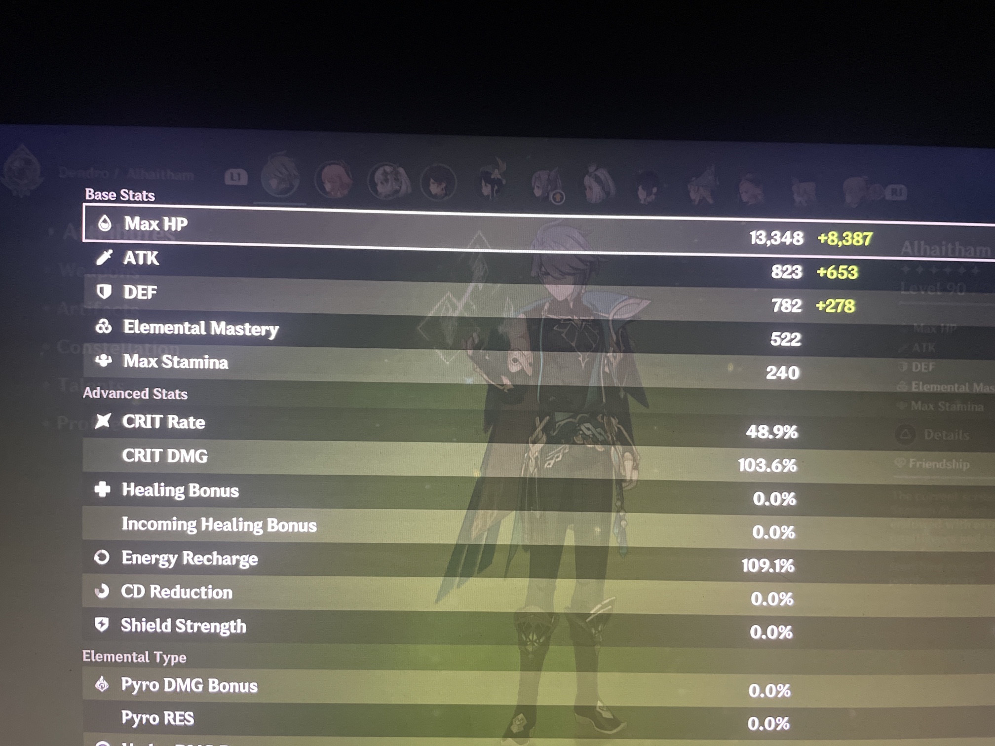 How much EM for alhai? Genshin Impact | HoYoLAB