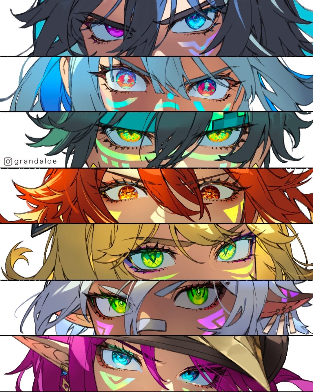 mavika and the six heros Genshin Impact | HoYoLAB