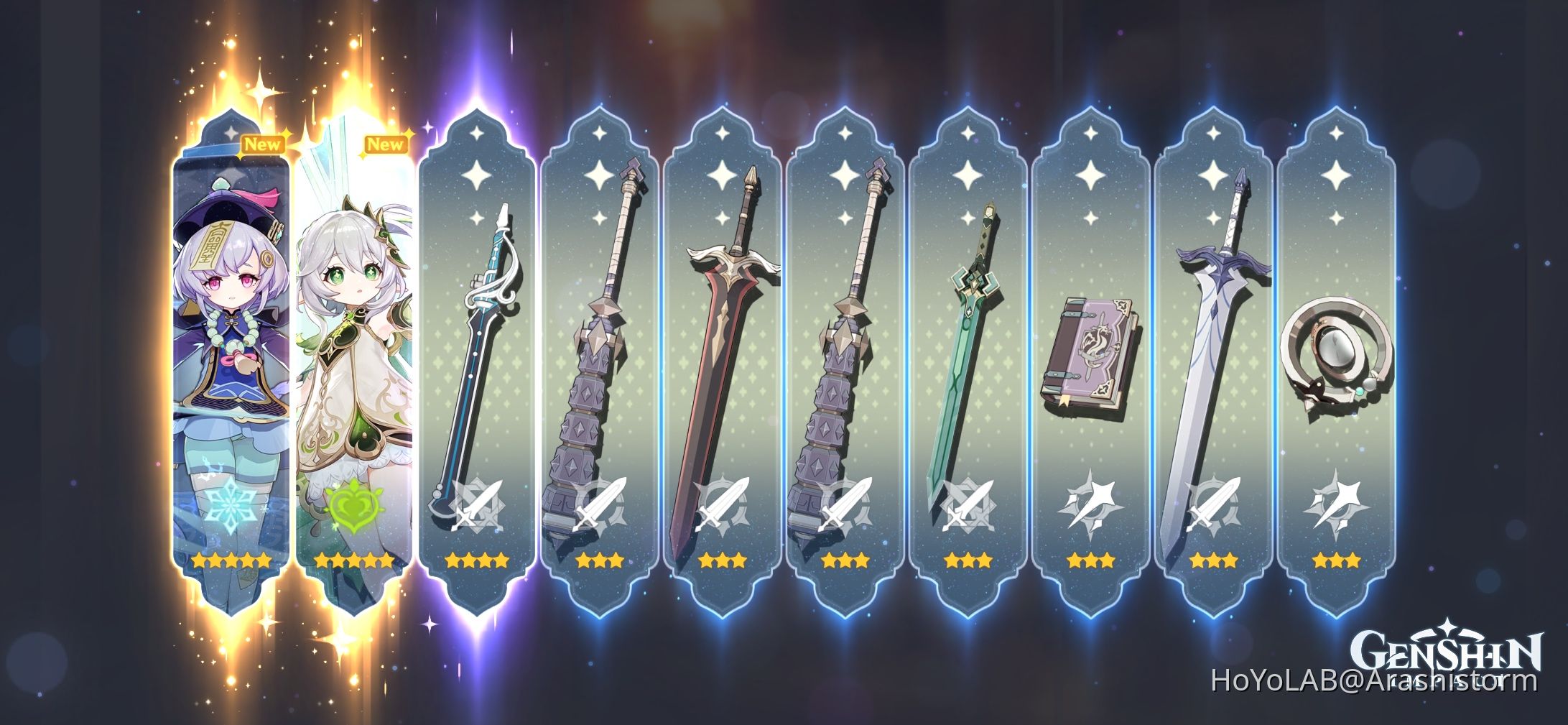 First Ever Double 5 star Pull! Genshin Impact | HoYoLAB