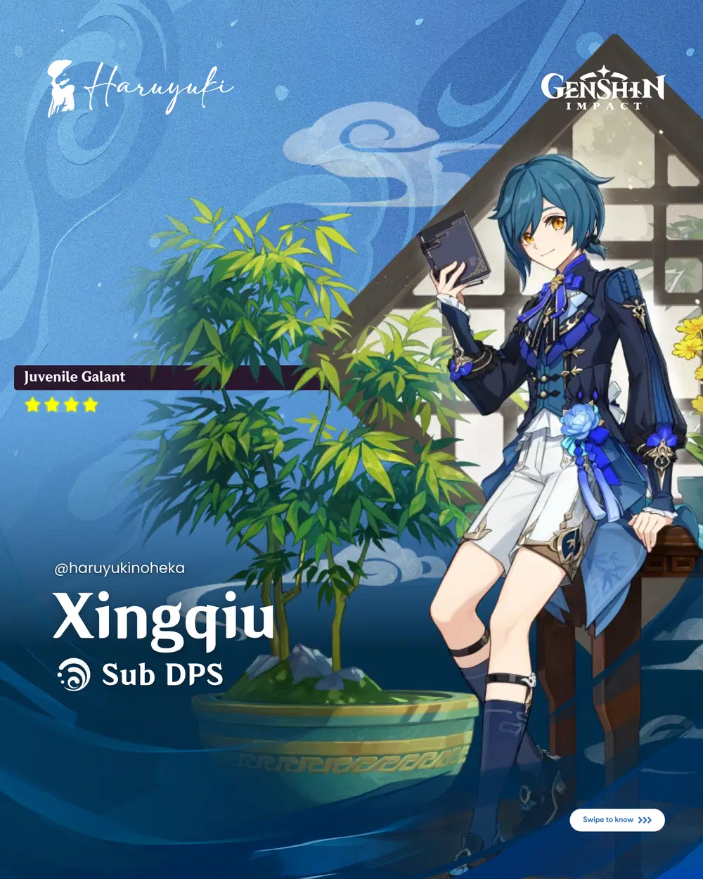 [Version 5.1] Xingqiu Build Sub DPS 💦 Genshin Impact | HoYoLAB