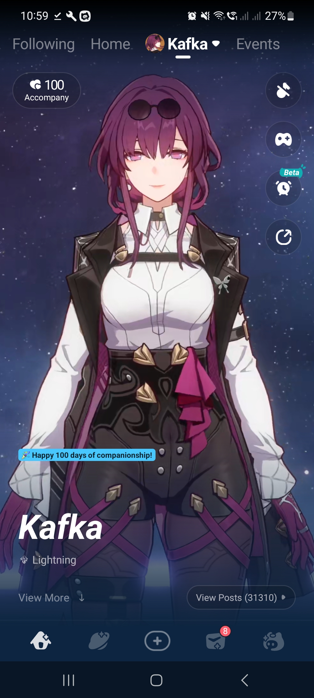 Posting Kafka for companion points in case they make her a themed skin ...