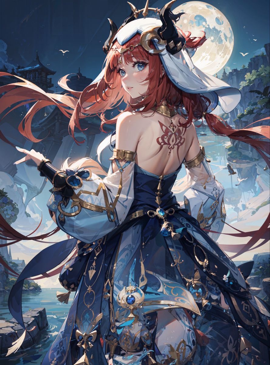 Lady of the Moon and Dance. Nymph of Celestial Waters. Genshin Impact | HoYoLAB