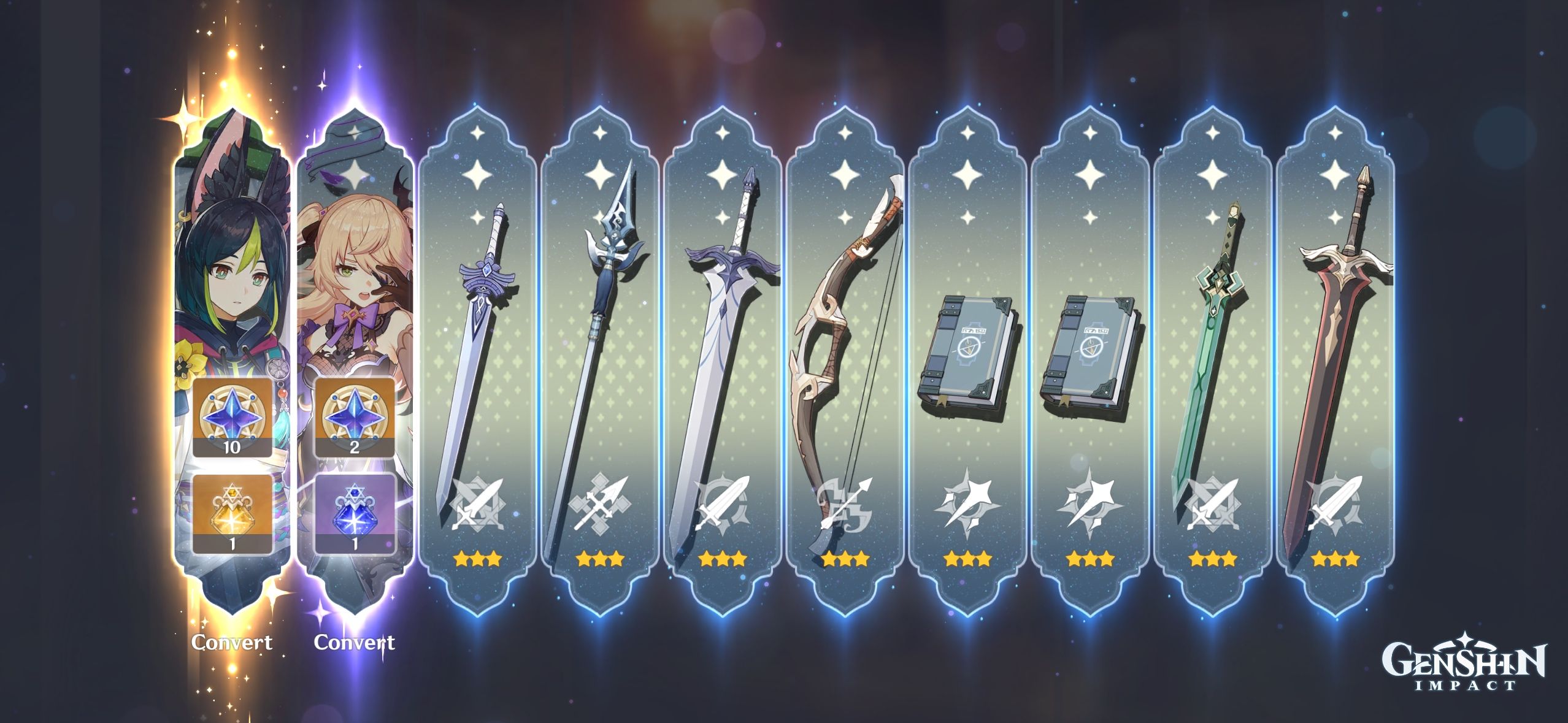 Standard Pulls Genshin Impact | HoYoLAB