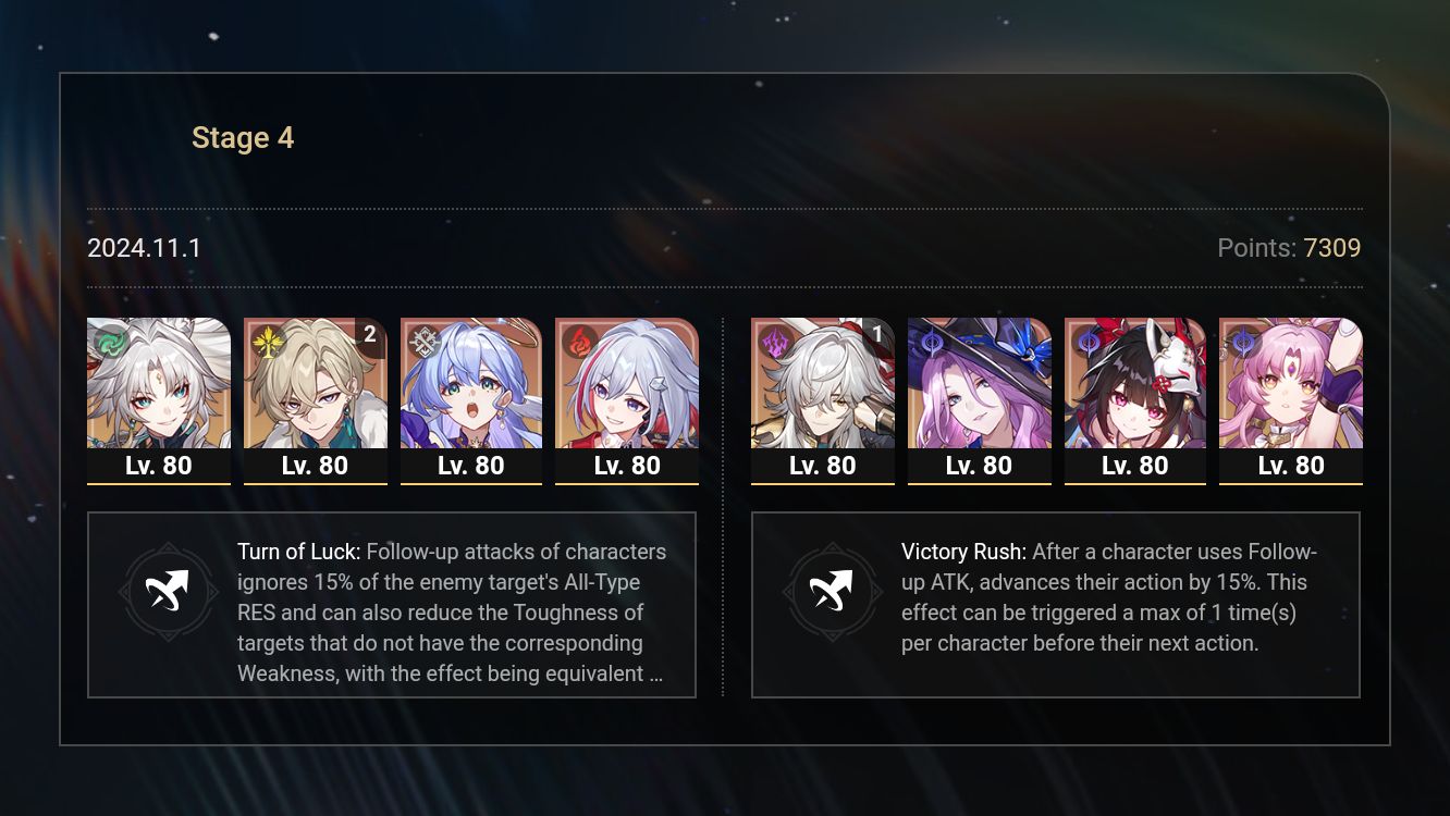 Perfected Run / Feixiao - 3814 / Jing Yuan - 3495 Honkai: Star Rail ...