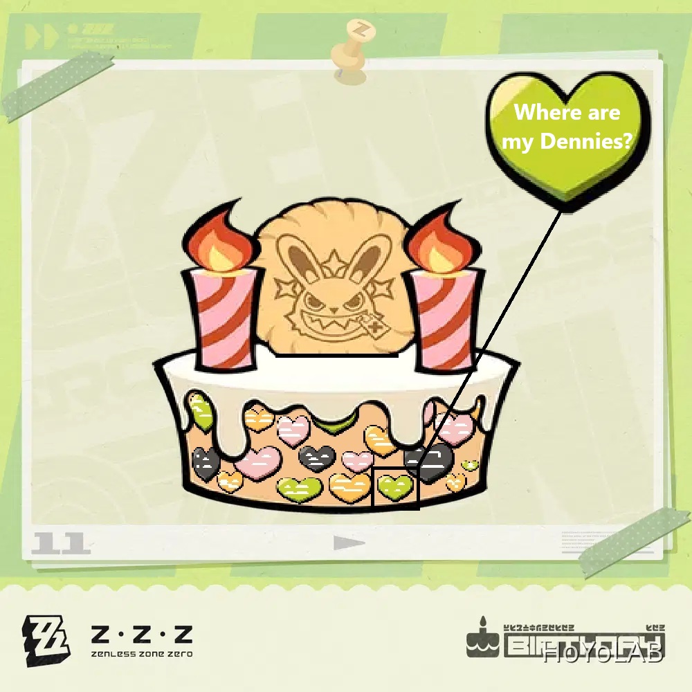 [Web-Event] Unhinged birthday cake for Nicole Zenless Zone Zero | HoYoLAB