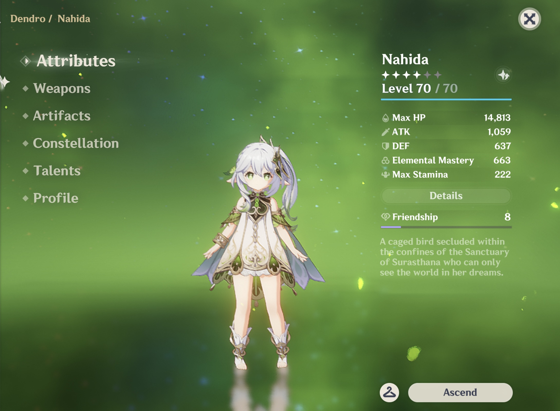 nahida cons Genshin Impact | HoYoLAB