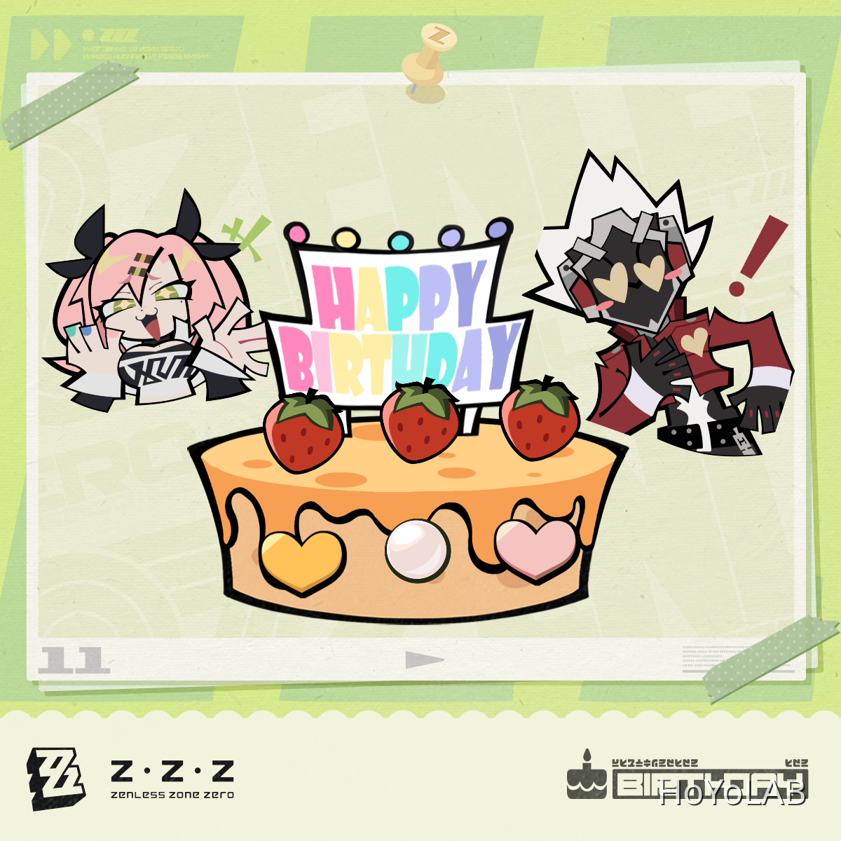Happy birthday ZZZ Zenless Zone Zero | HoYoLAB