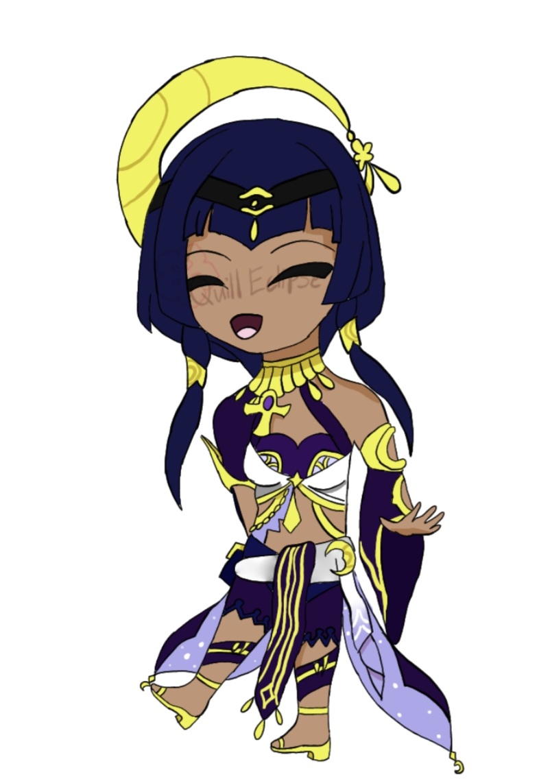 Chibi Candace (art collab) Genshin Impact | HoYoLAB