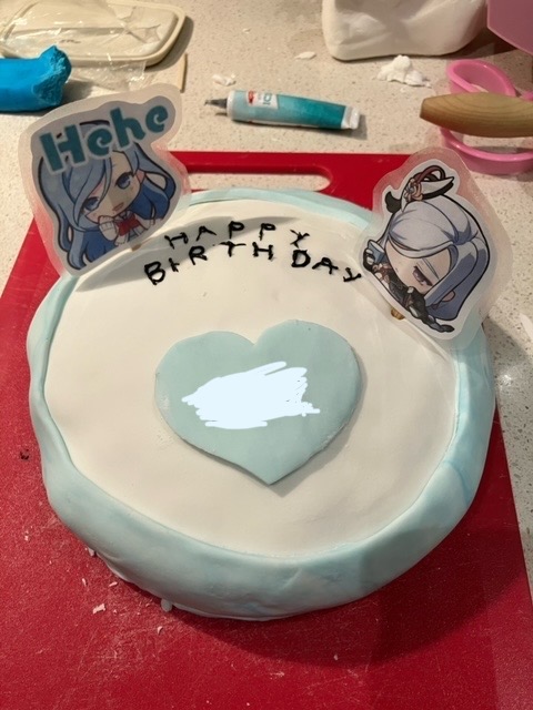 I made a cake for my besties birthday!! Genshin Impact | HoYoLAB
