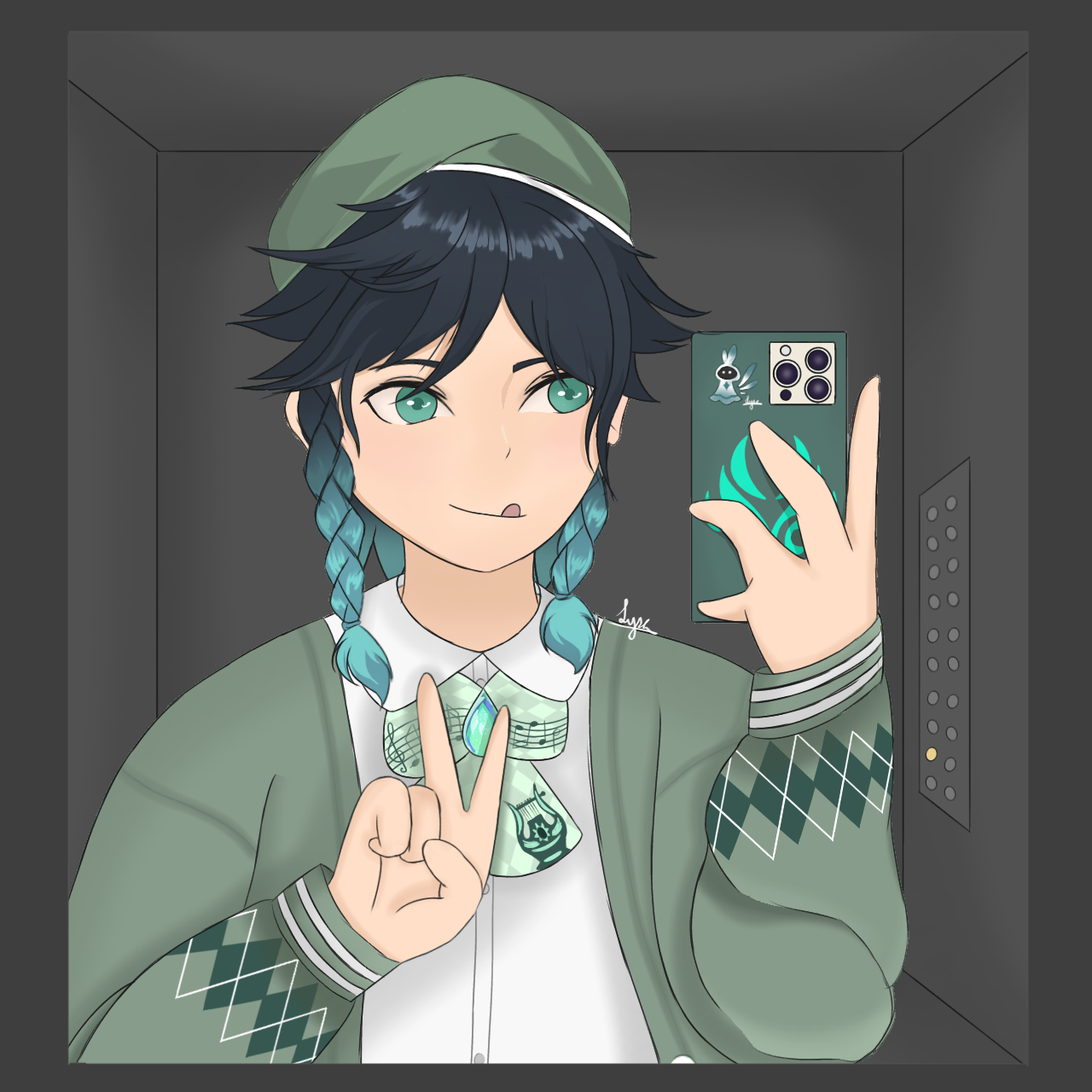 Modern Venti Fanart Genshin Impact | HoYoLAB