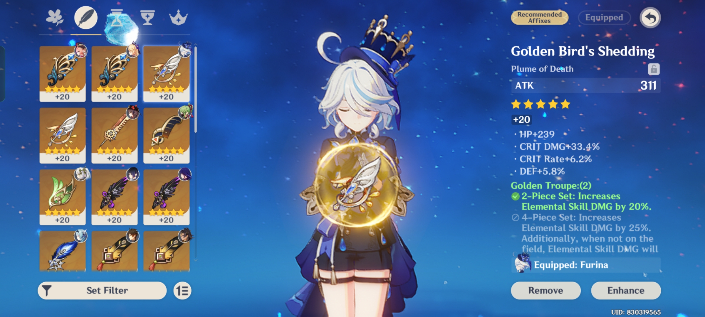 Farming for Furina's set — Day 1 Genshin Impact | HoYoLAB