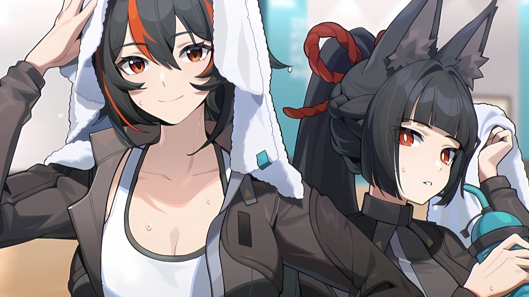 Wallpaper Zhu Yuan&Hoshimi Miyabi Zenless Zone Zero | HoYoLAB