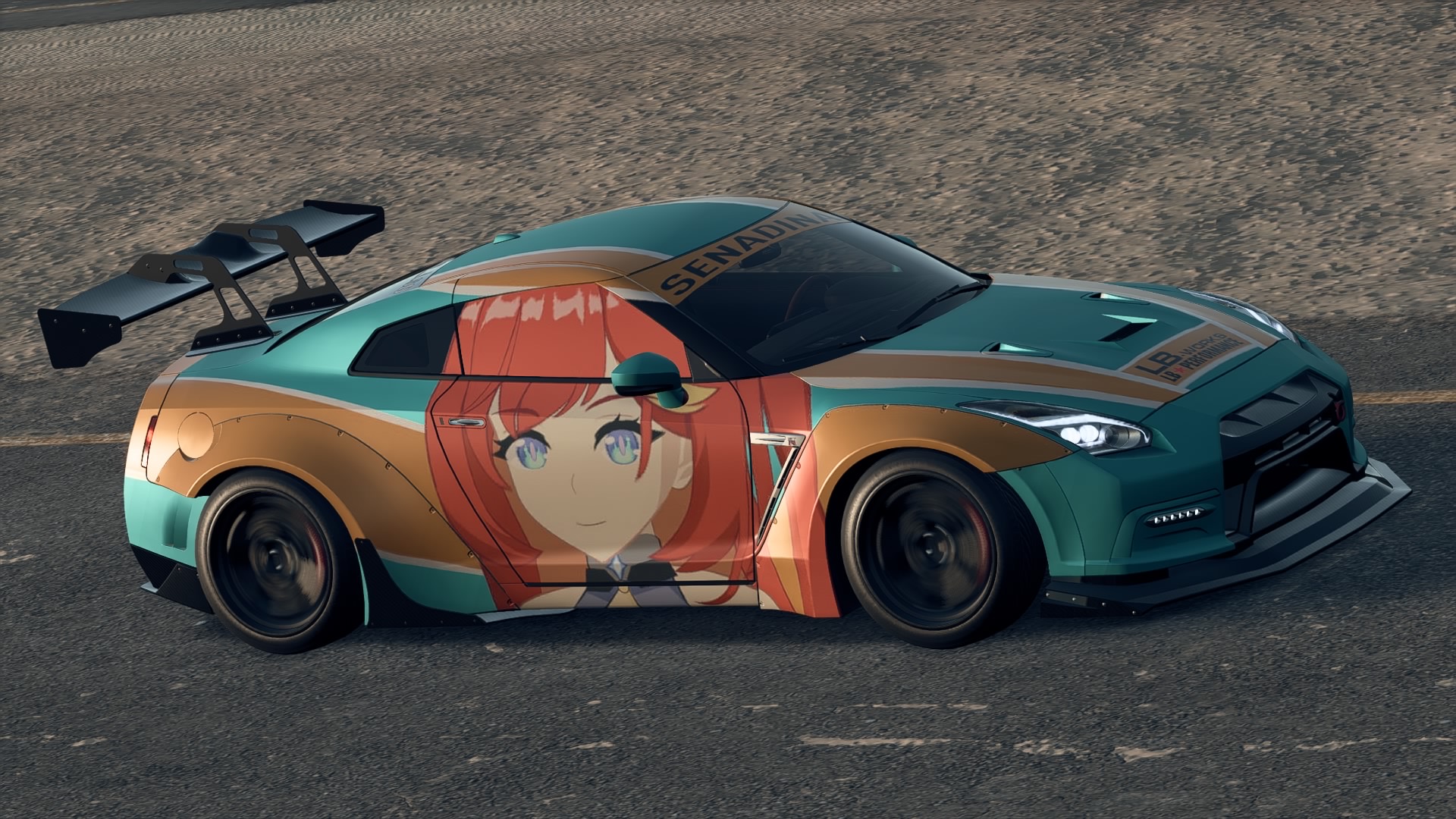 Senadina over the 2016 Nissan GTR Honkai Impact 3rd | HoYoLAB