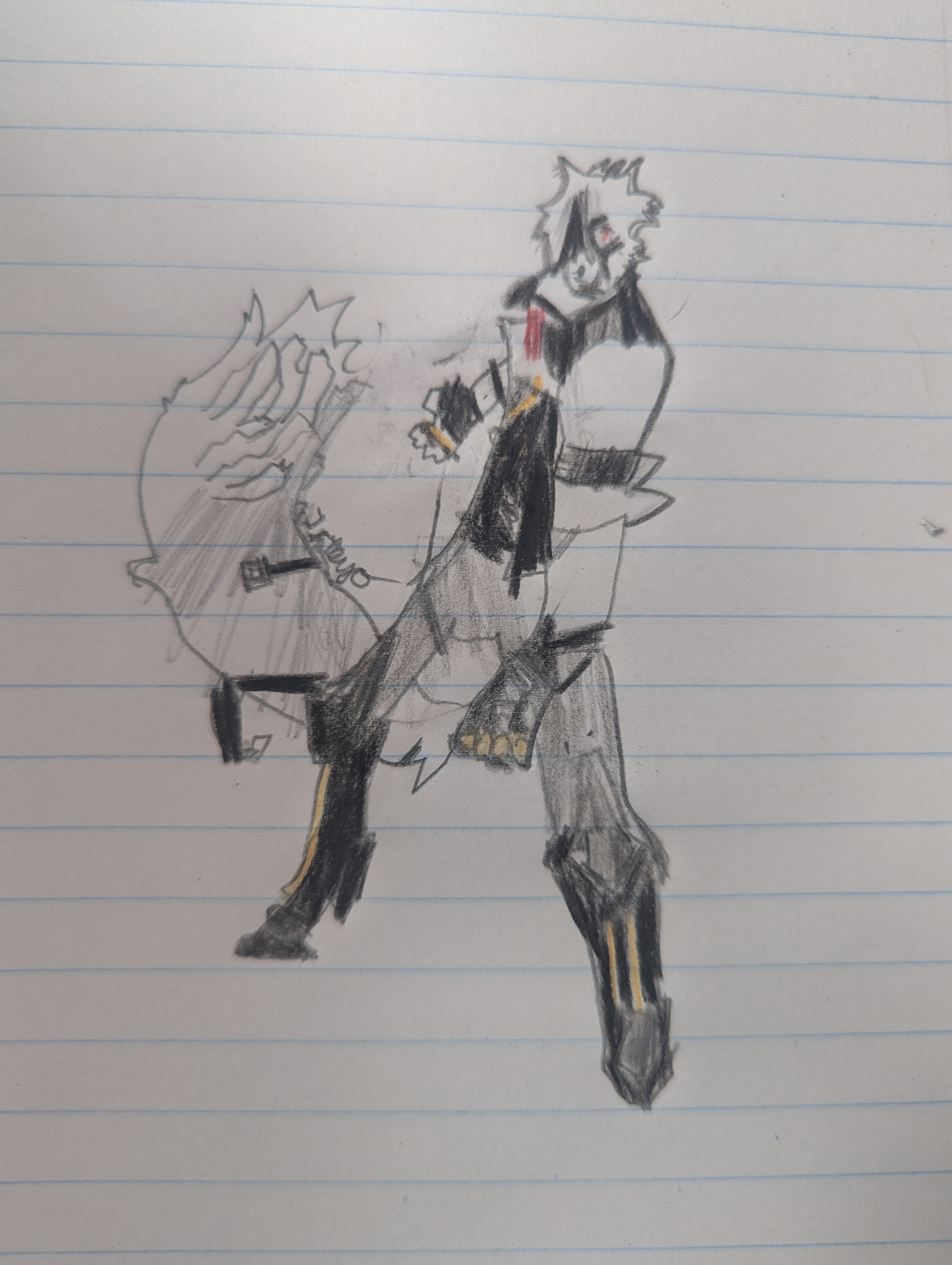 Von lycaon drawing Zenless Zone Zero | HoYoLAB