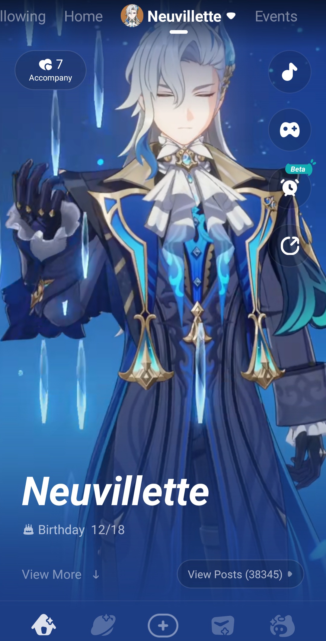 A full week with Neuvillette. \(⁠•⁠ ⁠ ⁠ ⁠•/) Genshin Impact | HoYoLAB