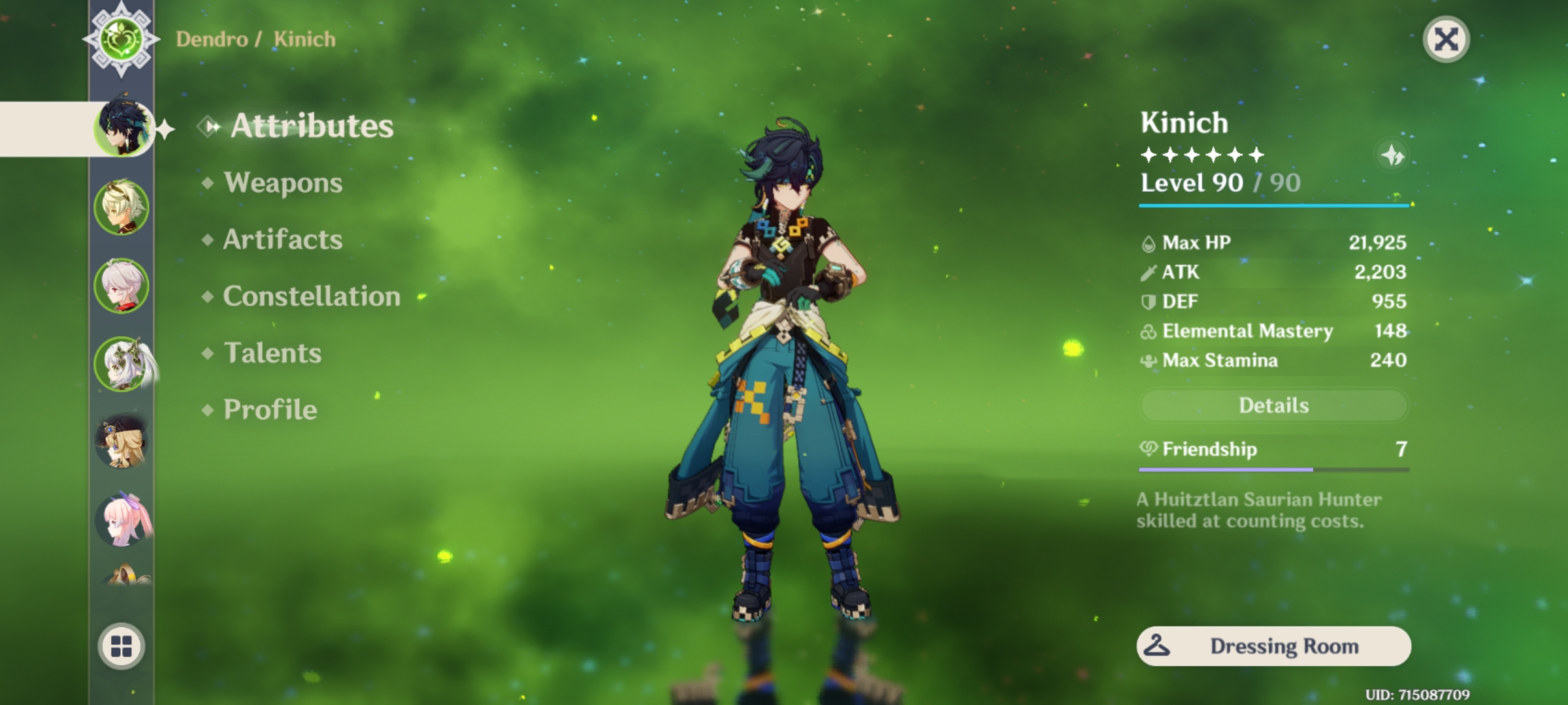 My Kinich build + team Genshin Impact | HoYoLAB