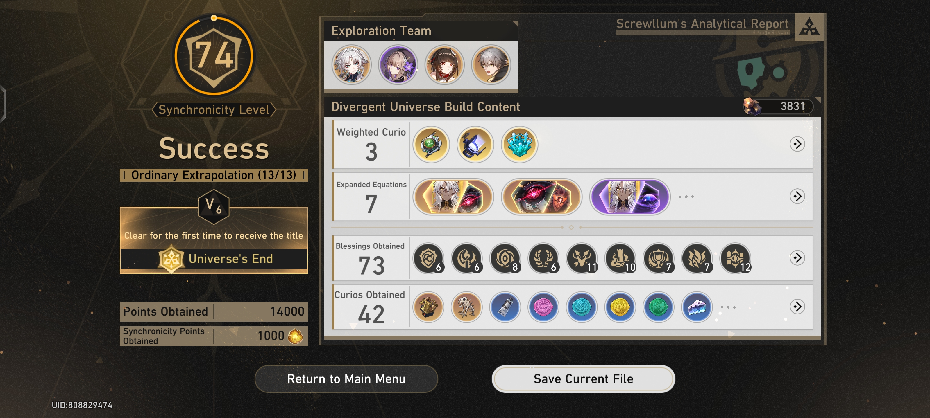 Finally..I got enough curios and blessings 😂😂 Honkai: Star Rail | HoYoLAB