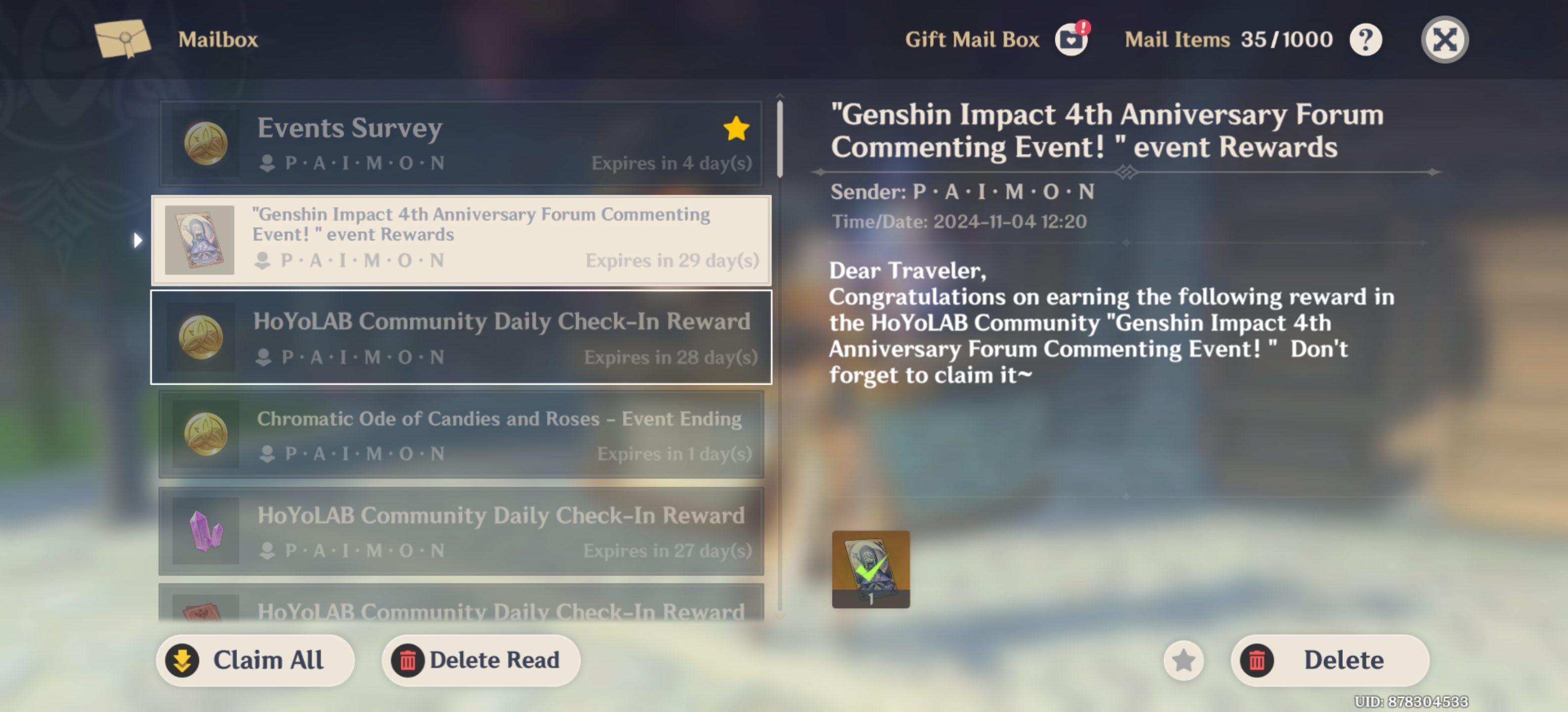 Did I just won a welkin from Genshin 🤩 Genshin Impact | HoYoLAB