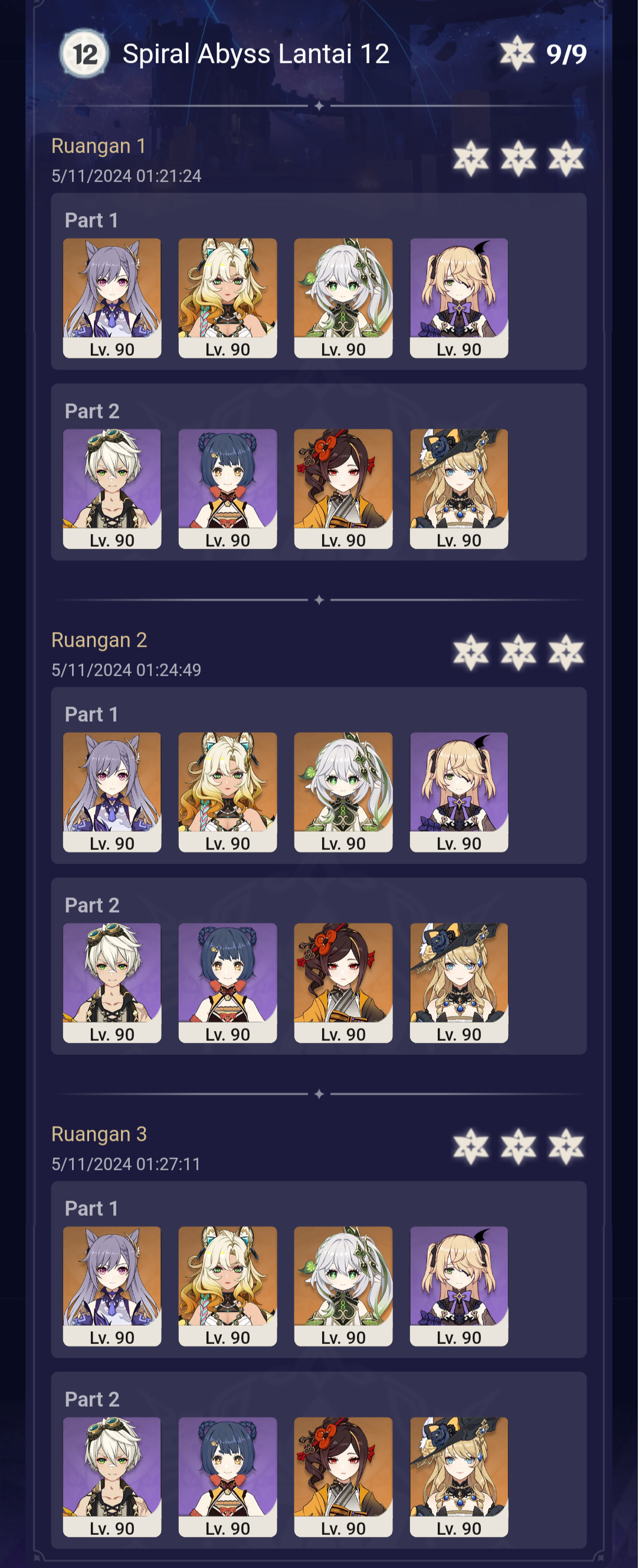 My keqing aggravate team 💜 Genshin Impact | HoYoLAB