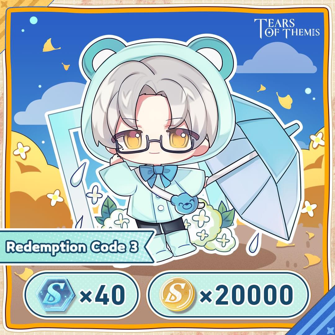 Autumn Rewards Redemption Code 3-TFH5STKO04 Tears of Themis | HoYoLAB