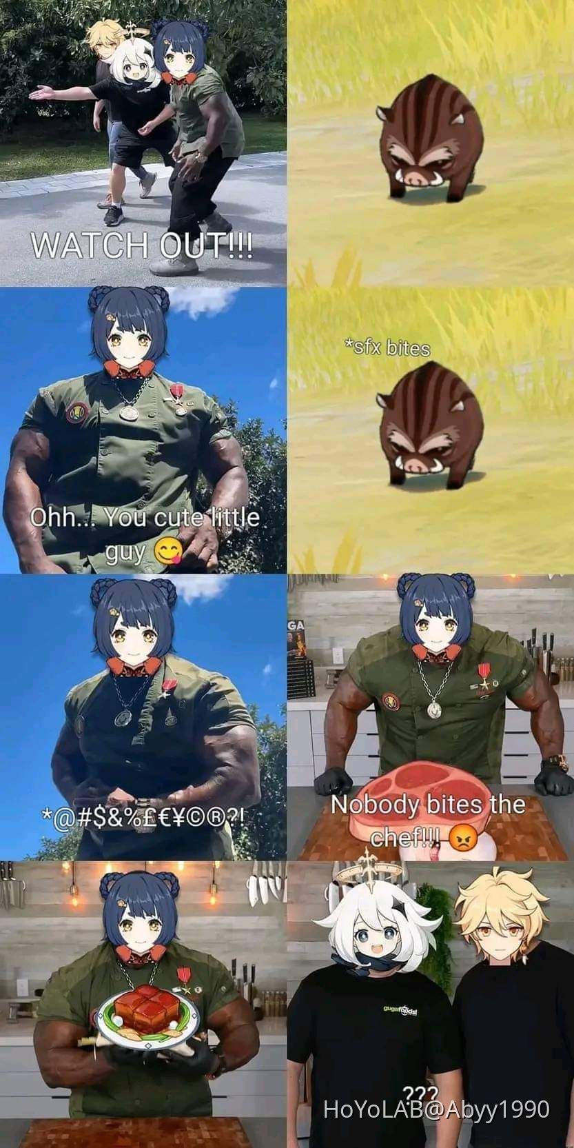 Xiangling: NOBODY BITES THE CHEF, D*MNIT!! 😡 Genshin Impact | HoYoLAB