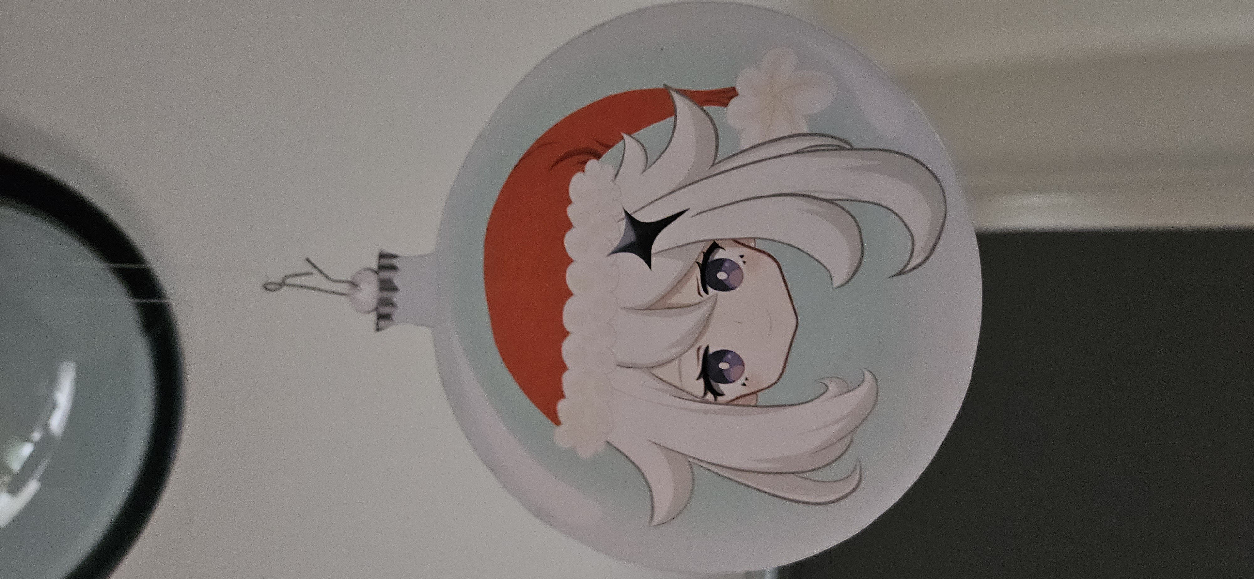 My own fan made paimon christmasball Genshin Impact | HoYoLAB