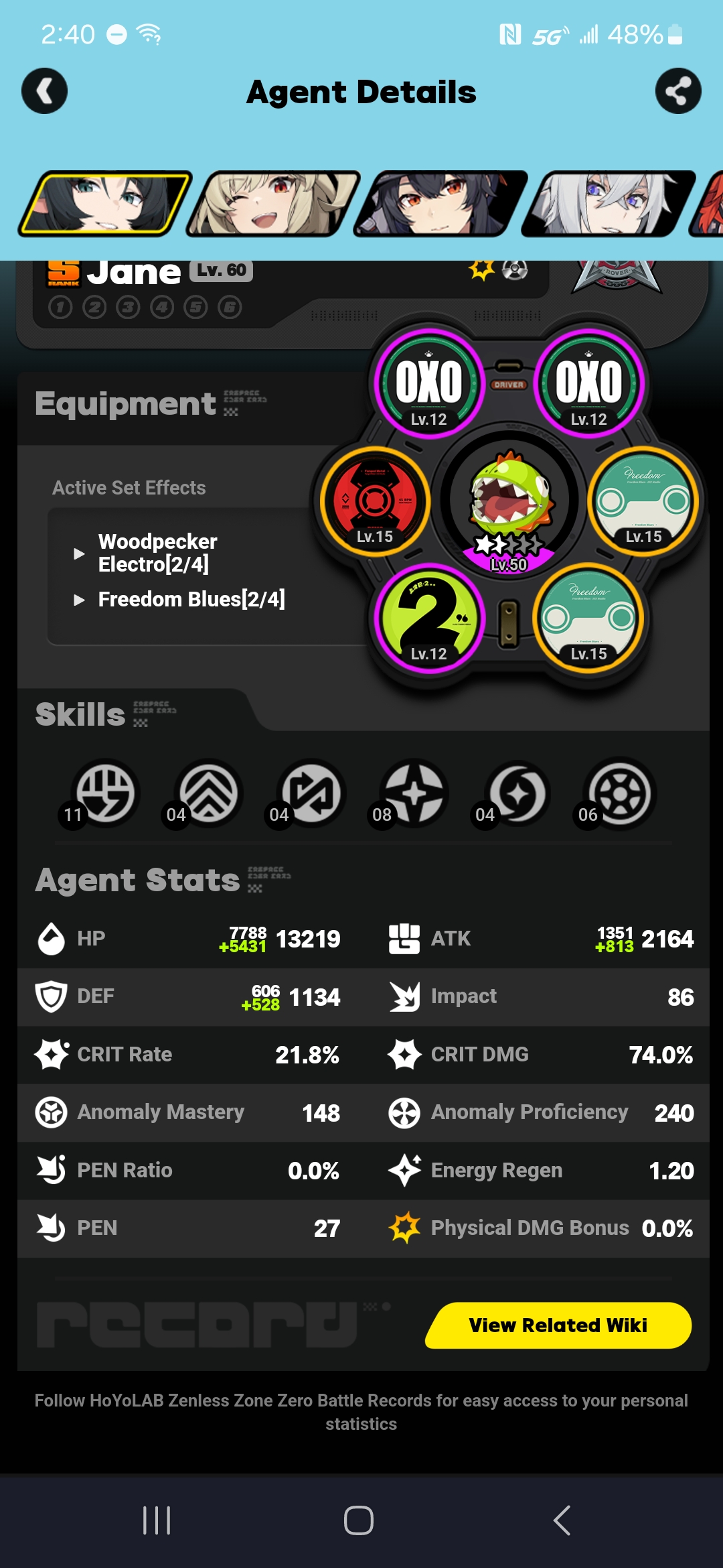 My Jane build Zenless Zone Zero | HoYoLAB