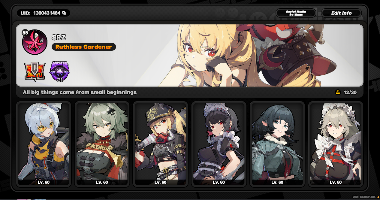 Soldier 11 main. Add me! [UID: 1300431484] Zenless Zone Zero | HoYoLAB