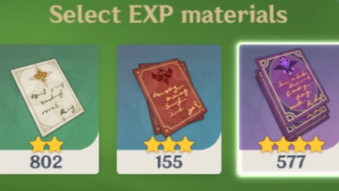 Level up mats Genshin Impact | HoYoLAB